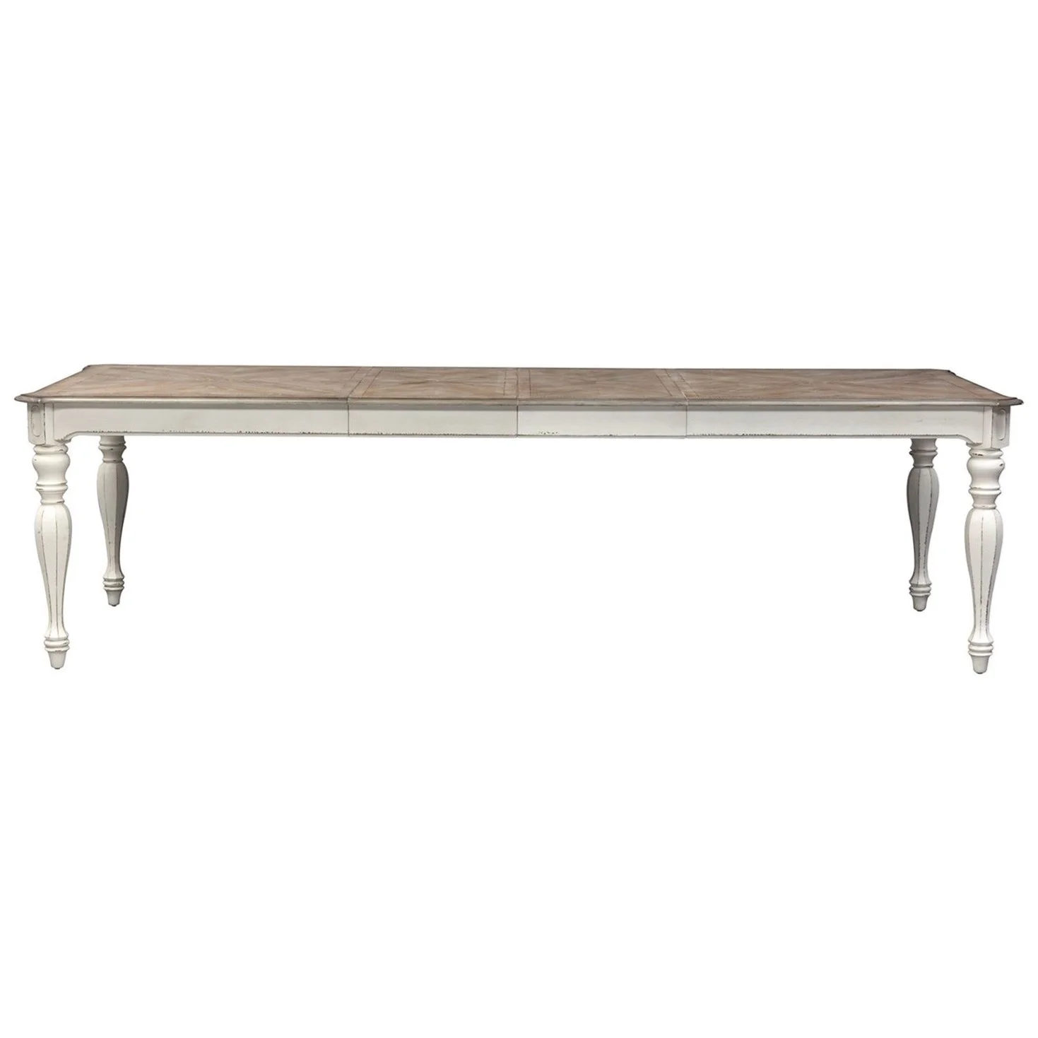 Liberty Furniture Magnolia Manor 244-T4408 Traditional Rectangular Dining Table with 2 Leaf's ...